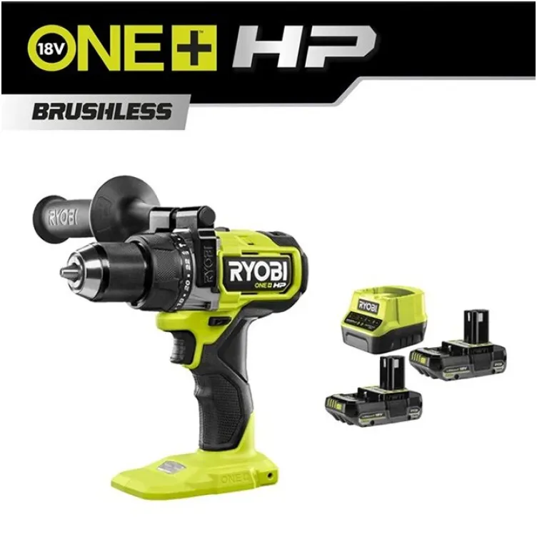 Aku. udarna bušilica bez četkica (set), 18V ONE+™ HP - RYOBI RPD18X-220S