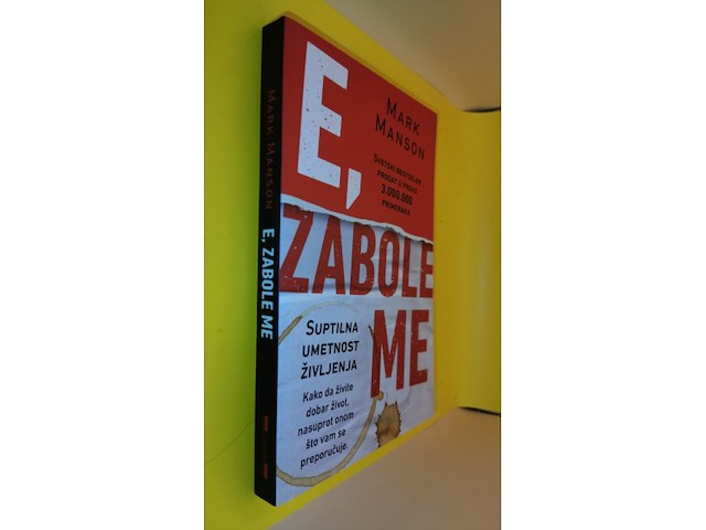 Mark Manson - E, ZABOLE ME
