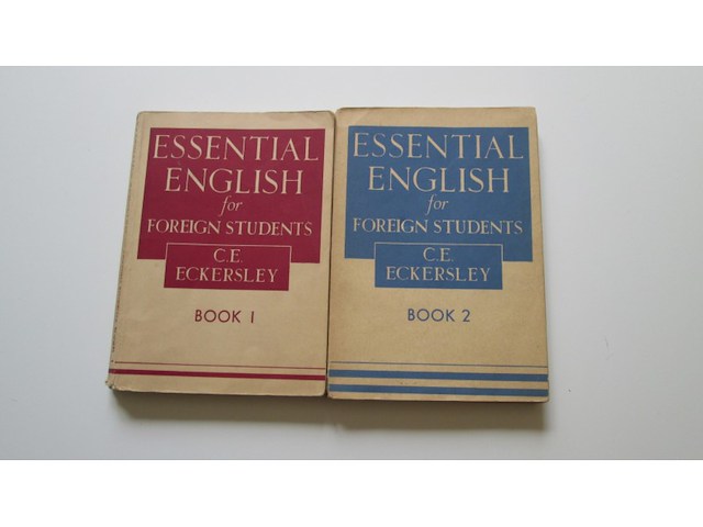 Esential english for foreign students, book I i book II