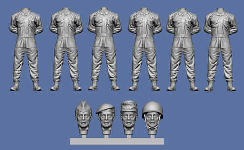 Germania-Figuren 72-CW-1027 Bundeswehr Basic Postures - Address
