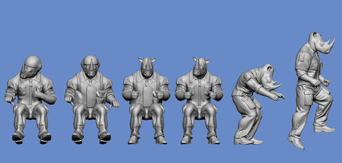 Germania-Figuren 72-SCIFI-0021 Strigar, Truck Driver