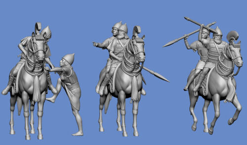 DISCONTINUED Germania-Figuren 72-AN-1107 Assyrian Cavalry With Spears And infantry