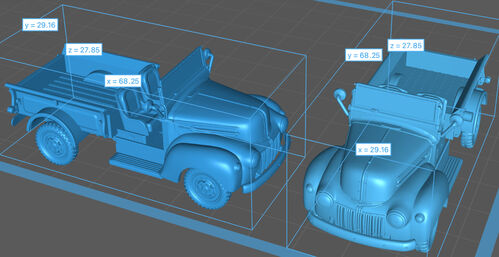 EMP3D 72012522 Ciężarówka póltonowa Ford / Marmon-Herrington - pusta