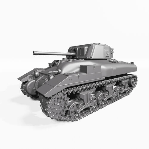 NEW! EMP3D 72012429 Czołg pościgowy RAM Mk.II późny z armatą 6-funtową (57 mm) - zamknięty właz