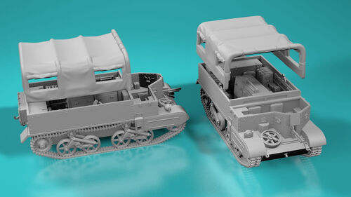 NEW! EMP3D 72012438 Transporter opancerzony Windsor Carrier - z plandeką i z ładunkiem