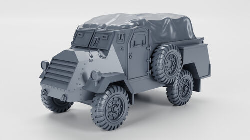 EMP3D 72012409 Ciężarówka opancerzona CT-15A (15cwt) - z plandeką / zamknięty właz