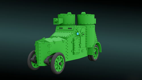EMP3D 72012166-56 Samochód pancerny Iżorski-FIAT