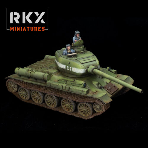 EMP3D 72012116 Czołg średni T-34-85 - otwarte włazy z załogą na wieży