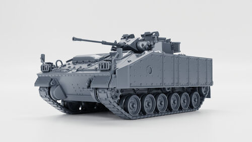 NEW! EMP3D 72012022 Bojowy Wóz Piechoty FV-510 Warrior - zamknięte włazy