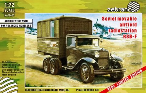 Zebrano 72003 Soviet movable airfield radiostation RSB-F