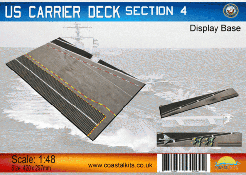 Coastal kits S364-48 1:48 US Carrier Deck Section 4 420 x 297mm