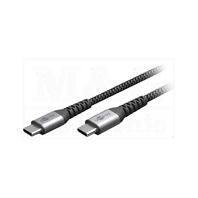 KABL USB C MUŠKI > USB C MUŠKI Tekstilni 0,5m