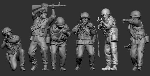 Germania-Figuren 72-CW-2013 US Marines – Street Combat Hué 01