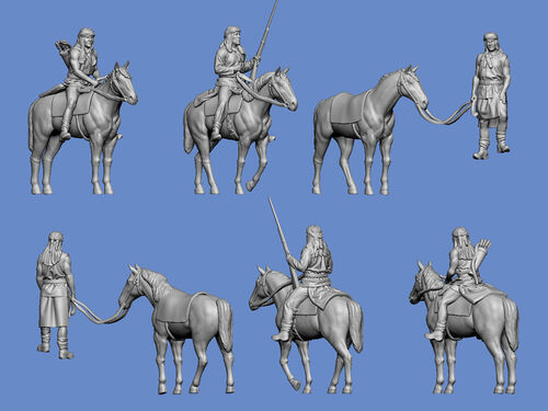 Germania-Figuren 72-9604 Apaches IV
