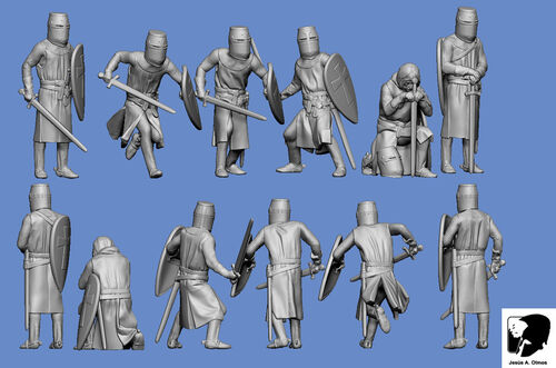 Germania-Figuren 72-5350 Knights Templar 01