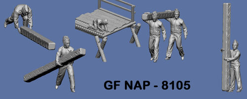 Germania-Figuren 72-NAP-8105 Crossing The Berezina River In 1812 IV