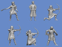 Germania-Figuren 72-AN-1202 Archers And Slingers