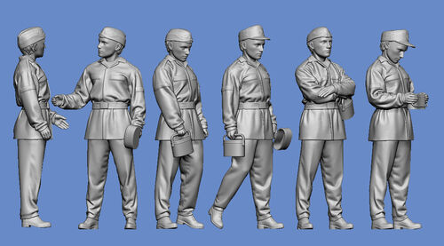 Germania-Figuren 72-CW-1213 East German National People's Army (NVA) – Field Kitchen