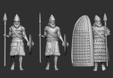 Germania-Figuren 72-AN-1104 Marching Warriors