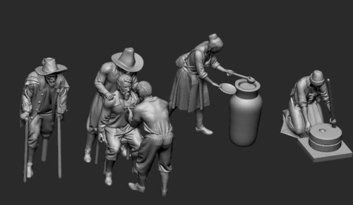 Germania-Figuren 72-5301 Camp Life 01
