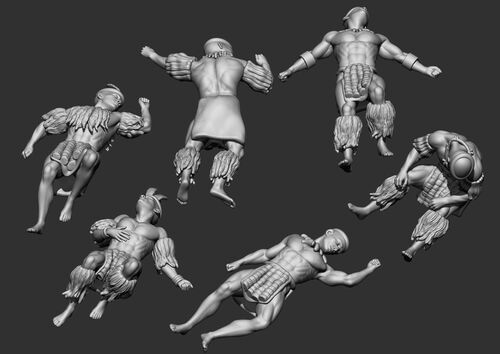 Germania-Figuren 72-8514 Dead Zulu Warriors 01