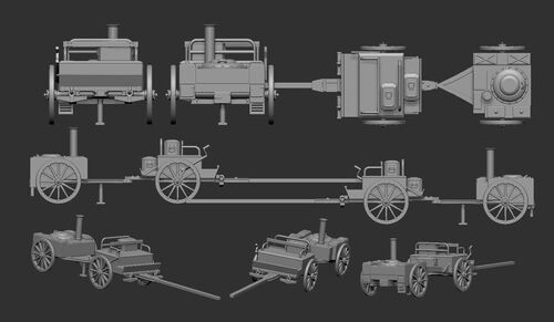 Germania-Figuren 72-WW2-0166 Wehrmacht Large Field Kitchen HF 11-13