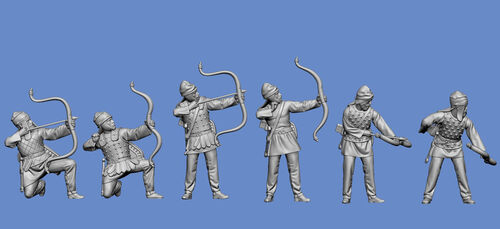 Germania-Figuren 72-AN-2704 Persian Wars - Light Persian Archers II