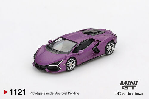 NEW! Mini GT 01121-BL Lamborghini Revuelto 2024 Viola 30th Matte (Blister)