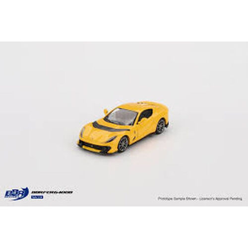 NEW! Mini GT BBR64032 Ferrari 812 Competitizone Tailor Made 2021 Giallo