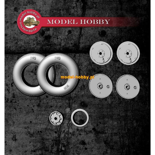 Model Hobby 0008-9a-KOL Kawasaki Ki-61 I Hien - Koła Żywica (Składane)