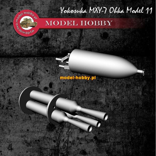 Model Hobby 0051-EDS Yokosuka MXY-7 Ohka Model 11 - Elementy Silników I Głowica (Żywica)