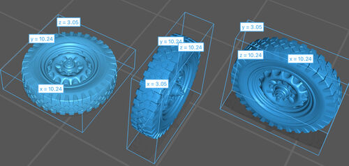 NEW! EMP3D 72012170 BA-64 - Zestaw 5 kół