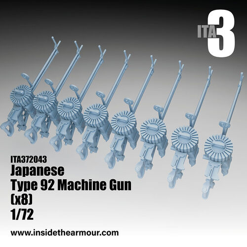 NEW! Inside the Armour ITA372043 IJA Type 92 Flexible Mount MG (8 pcs)