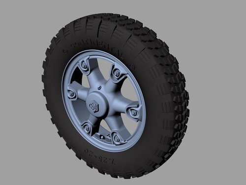 PanzerArt RE35-451 Krupp L3H163 road wheels (Gelande pattern)