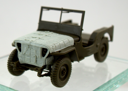 PanzerArt RE35-713 Willys “Jeep” winter canvas cover