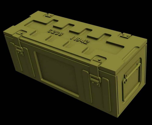 PanzerArt RE35-598 C238 British ammo boxes (6pcs)