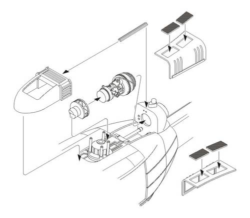 CMK K4200 Bell UH-1D silnik ITA
