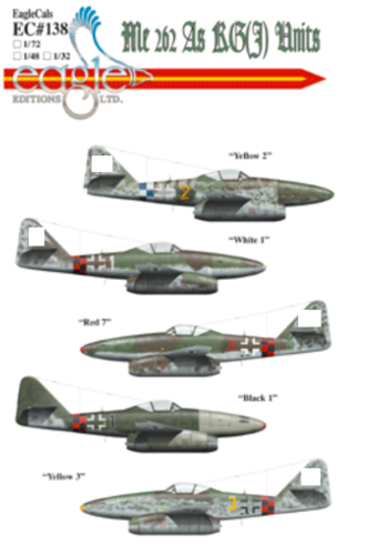 Eagle Editions D138-48 Me 262s KG(J) Units