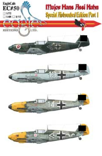 Eagle Editions D50-72 Major Hans "Assi" Hahn Part 1, Bf 109 E