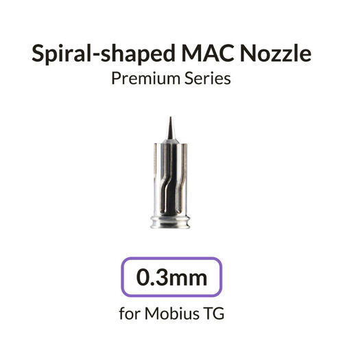 NEW! Gaahleri 47729 Spiral-shaped MAC 0,3 mm Nozzle for Mobius TG