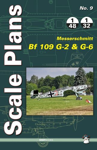 MMP Books SC09 Scale Plans - Messerschmitt Bf 109 G-2 And G-6