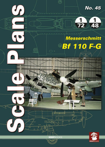 MMP Books SC45 Scale Plans - Messerschmitt Bf 110 F-G