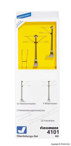 Viessmann 4101 Zestaw sieć trakcyjna - Cetenary Set ICE