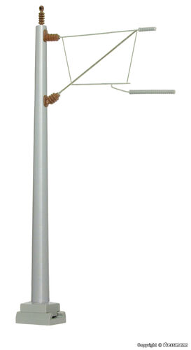 Viessmann 4108 Maszt betonowy 98 mm z krótkim wysięgnikiem