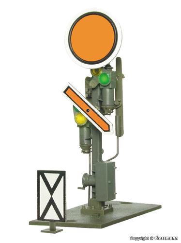 Viessmann 4511 Semafor z tarczą ostrzegawczą Vr0, Vr1, Vr2