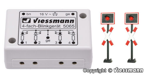 Viessmann 5060 Krzyże sw. Andrzeja z oświetleniem (2 szt.)