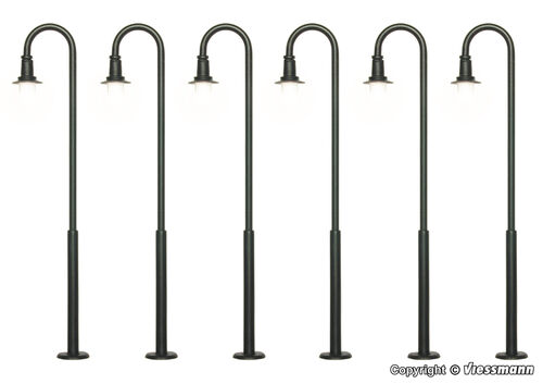 NEW! Viessmann 61406 Latarnia parkowa - LED biały ciepły (6 szt.)