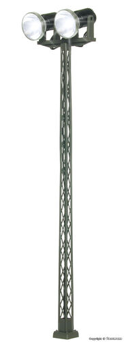 NEW! Viessmann 6332 Maszt z podwójnym reflektorem punktowym LED (135 mm)