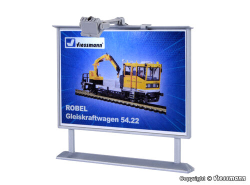 NEW! Viessmann 6336 Tablica reklamowa z oświetleniem LED