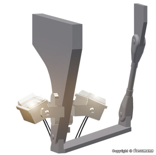 NEW! Viessmann 6339 Reflektor sufitowy LED biały (7 szt.)